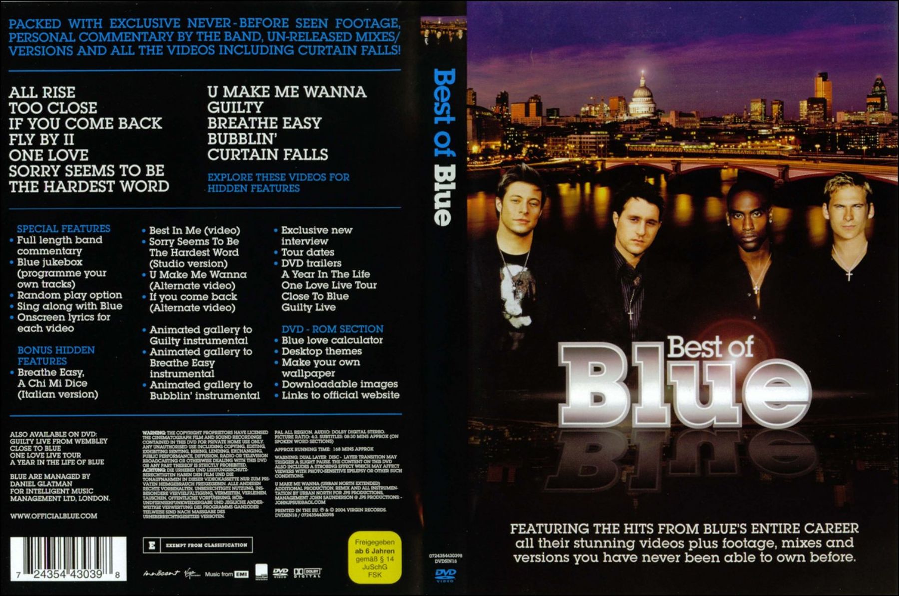 Blue Best Of Blue : Front | DVD Covers | Cover Century | Over 1.000.000 ...
